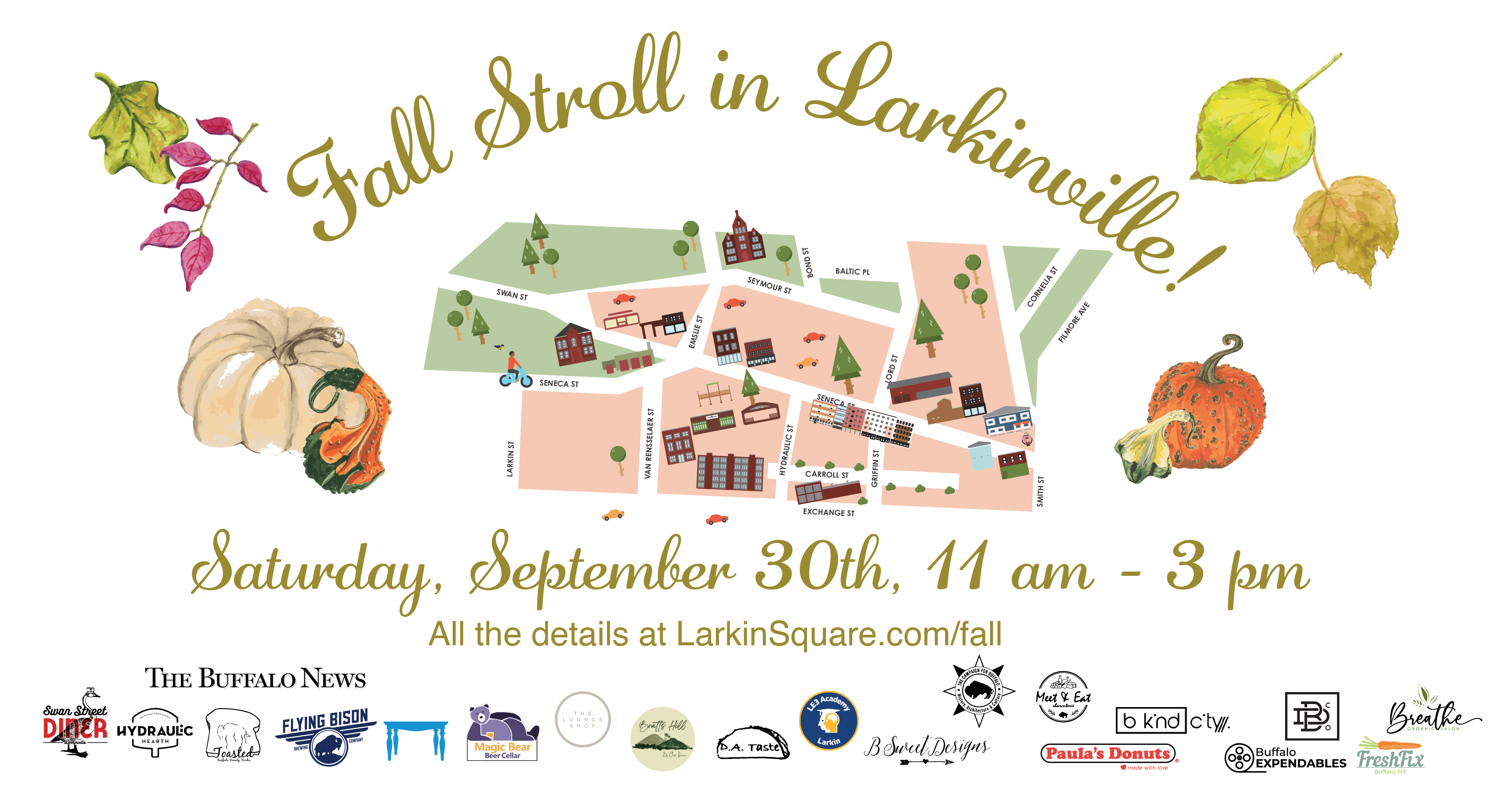 Fall Stroll in Larkinville, September 30th, 2023 - Larkin Square