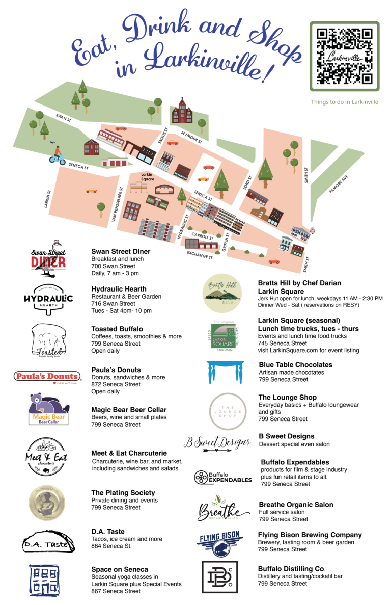 Eat, drink, shop and visit Larkinville! - Larkin Square