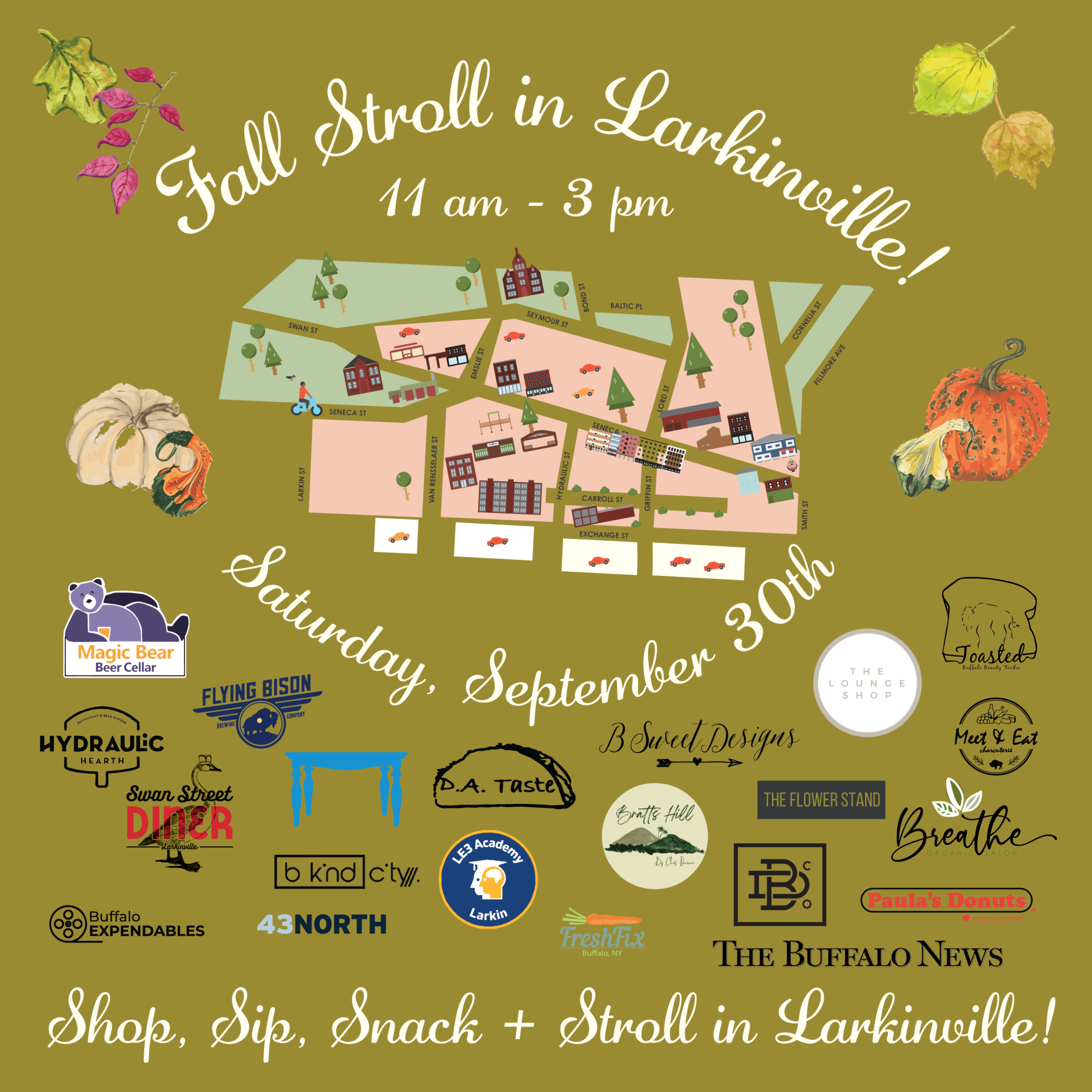 Fall Stroll in Larkinville, September 30th, 2023 - Larkin Square