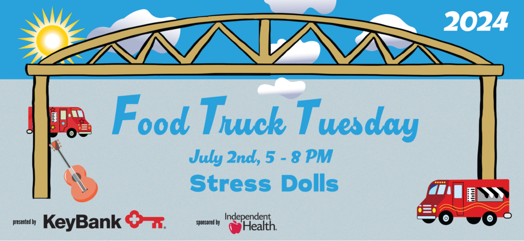 Food Truck Tuesday July 2nd with the band Stress Dolls - Larkin Square
