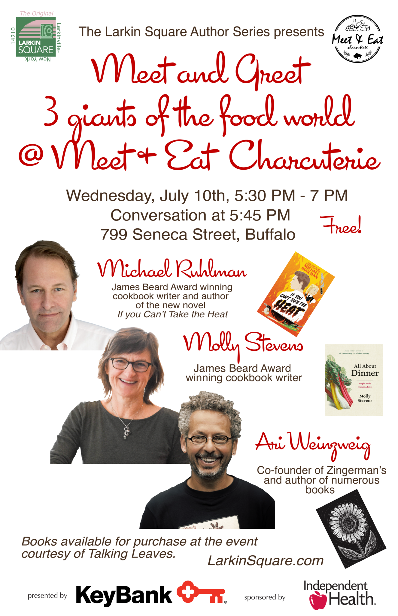 Meet and Greet 3 Giants of the Food World at Meet & Eat Charcuterie ...